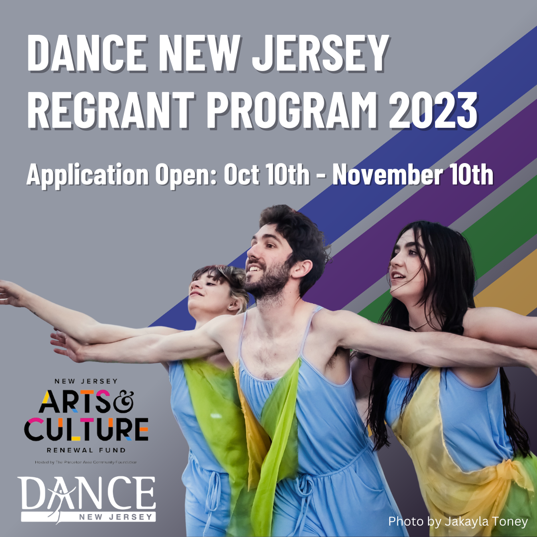 Dance New Jersey Regrant Program 2023 For Individual Dance Artists ...